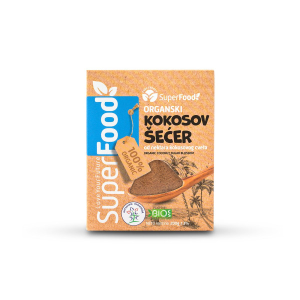 SuperFood kokosov šećer organic, 200g