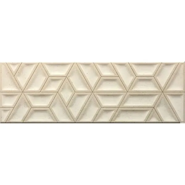 Paloma Geometric Ivory 30x90cm