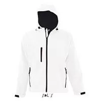 Sols Muška Softshell jakna sa kapuljačom Replay White veličina XS 46602