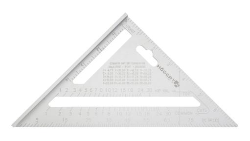 Hogert HT4M216 stolarski uglomer, 185 mm, aluminijski