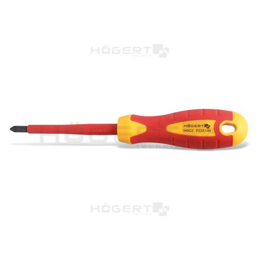 Hogert HT1S941 odvijač izolirani pz1 80 mm, 1000 v