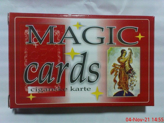 MAGIC CARDS -  ciganske karte - retko