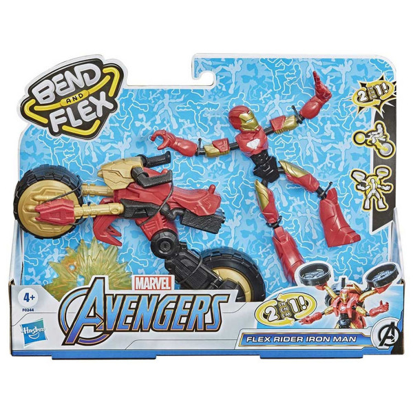 Avengers Bend and Flex Flex rider iron man