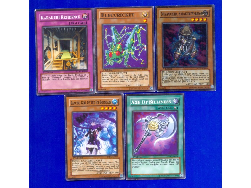 Lot Broj 10 - Kartice Yu-Gi-Oh! 5 Komada