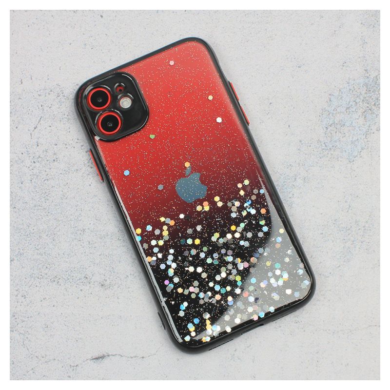 Maskica Frame Glitter za iPhone 11 6.1 crna