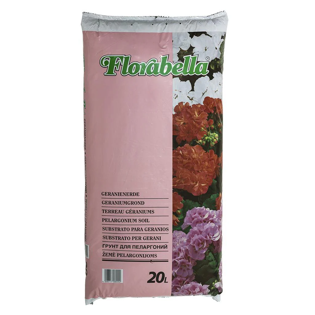 Zemlja za muškatle 20L Florabela