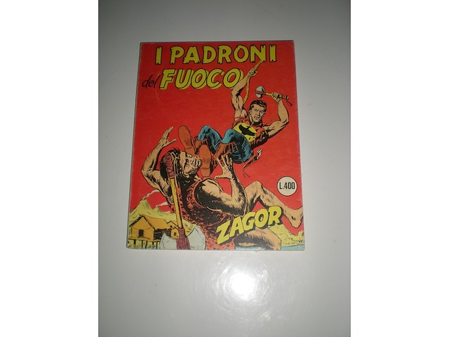 ZAGOR  16 I  PADRONI  DEL  FUOCO italijanski