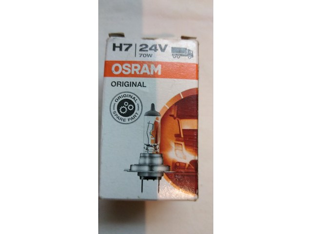 Sijalica halogena Osram H7, 24 V,70 W,ispravna,vise kom