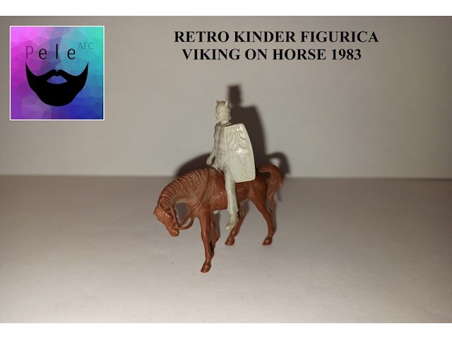 Retro Kinder figurica - Viking on horse 1983 - RARITET