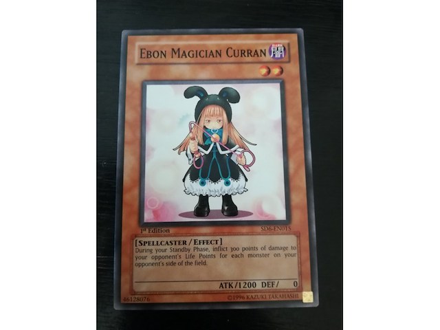 Yu-GI-OH!- Ebon Magician Curran
