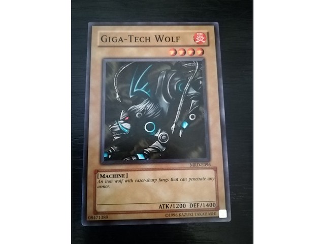 Yu-GI-OH!- Giga-Tech Wolf