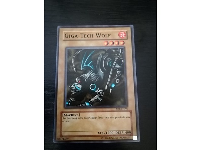 Yu-GI-OH!- Giga-Tech Wolf