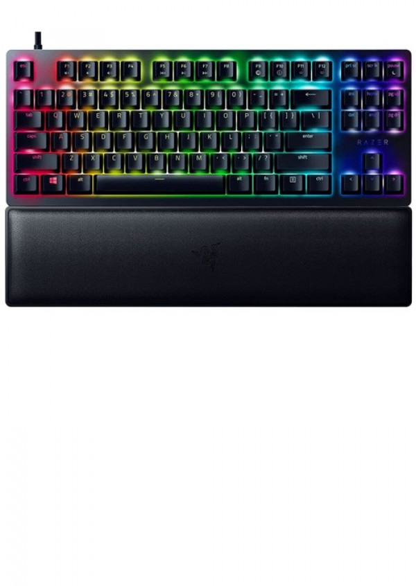 Razer Huntsman V2 Tenkeyless Gaming Keyboard - Clicky Purple Switch