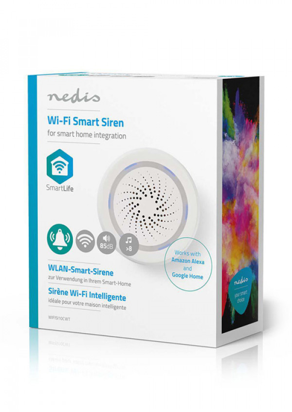 Nedis Nedis Smart Siren Alarm or Chime 85 dB Wi-Fi