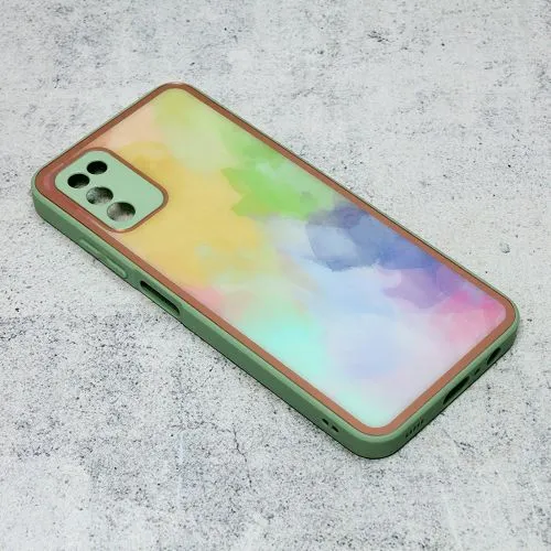 Futrola - maska Candy Marble za Samsung A037 Galaxy A03s mint