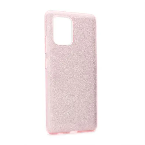 Futrola - maska Crystal Dust za Samsung A915F Galaxy A91/S10 Lite roze