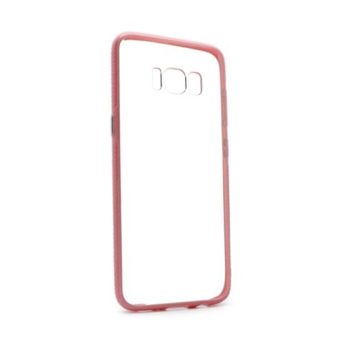 Futrola - maska providna Cover za Samsung G950 S8 roze