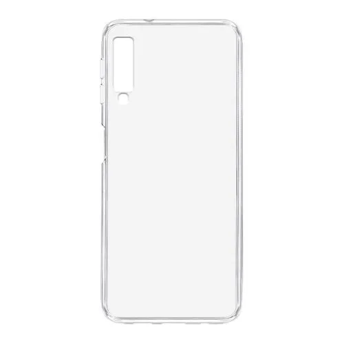 Futrola - maska ultra tanki PROTECT silikon za Samsung A750F Galaxy A7 2018 providna (bela) (MS)
