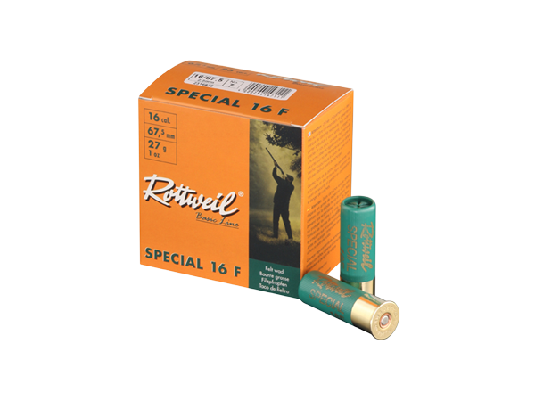 LOVAČKI PATRON ROTTWEIL SPECIAL F 27 gr 3.0 mm CAL.16