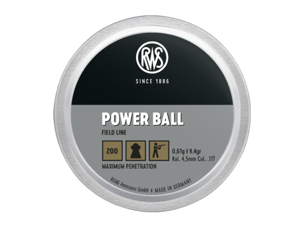 RWS DIJABOLE POWER BALL 4.5 mm 0.61 gr 1/200