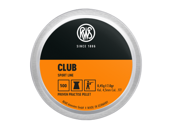 RWS DIJABOLE CLUB 4.5 mm 0.45 gr 1/500