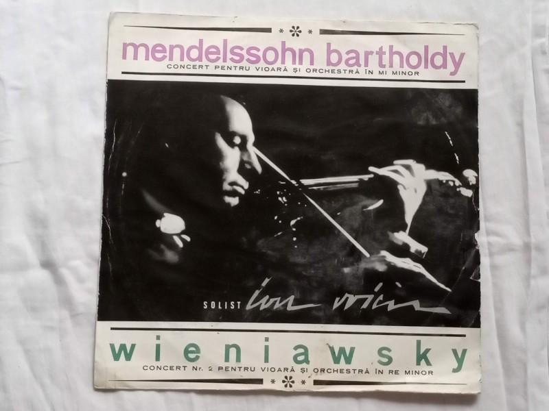 Violinista - Mendelssohn Bartholdy - Wieniawsky