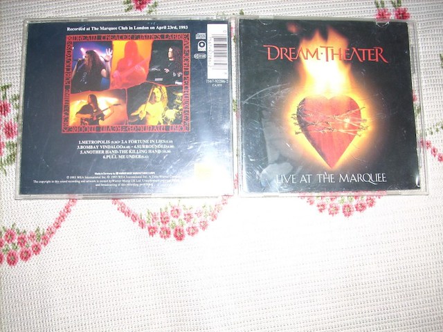 Dream Theater ‎– Live At The Marquee CD Warner Germany