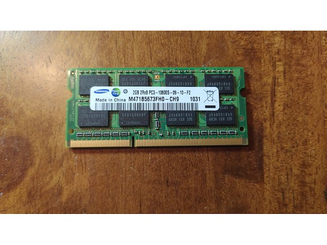Ram memorija DDR3 Samsung , 2GB , 1333MHz , BR3