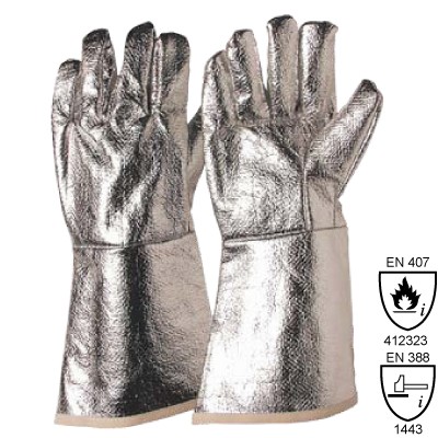 Zaštitne toplootporne aluminizirane rukavice – 7296