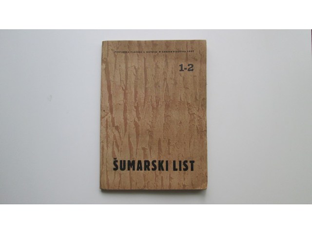 Sumarski list 1-2