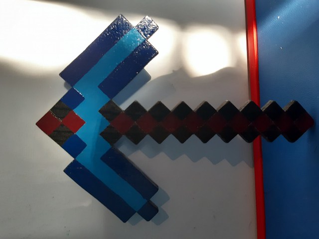 Drveni Kramp Minecraft Blue Diamond Pickaxe