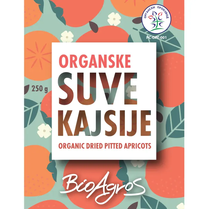 Organska suva kajsija 250g