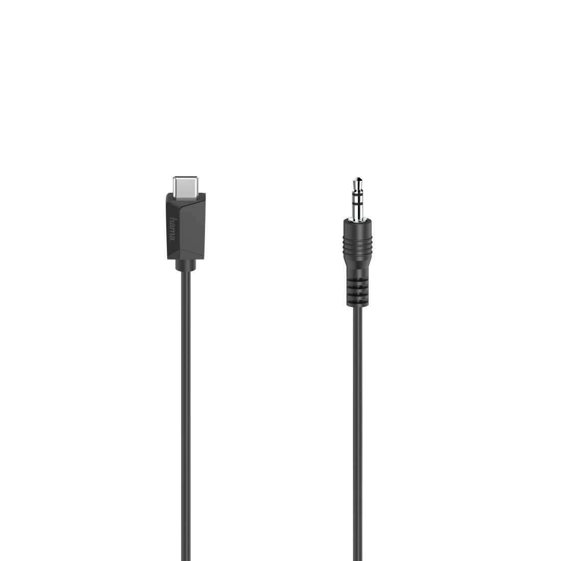 Hama (200729) kabl USB C (muški) na 3.5mm (muški) 0.75m crni