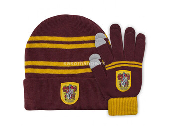 Licencirani kvalitetan set Gryffindor kapa i rukavice za sve male Harry Potter-e.