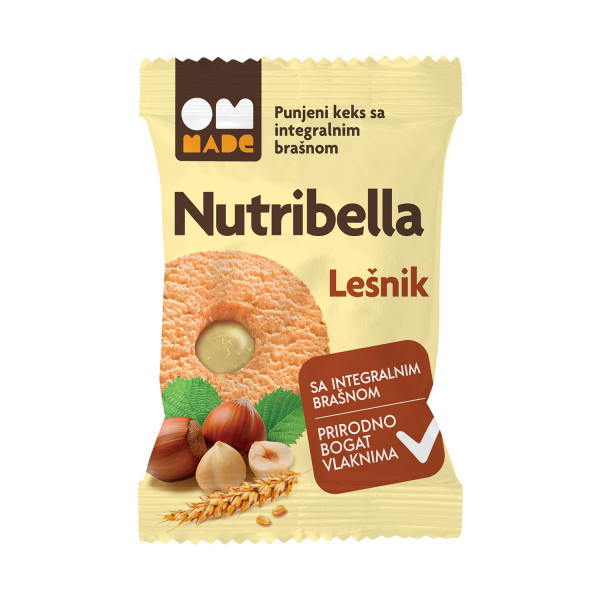 Nutribella biskvit lešnik, 50g