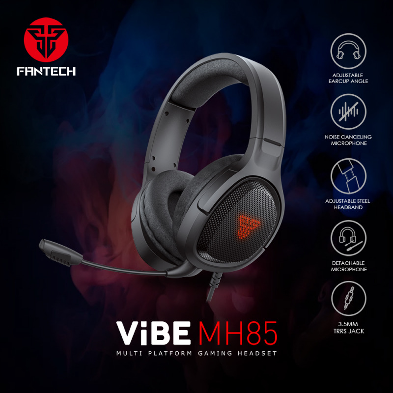 Slusalice Gaming Fantech MH85 Vibe crne