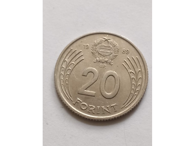 20 Forint 1989.g - Mađarska -