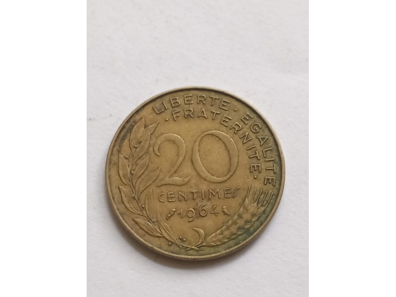 20 Centimes 1964.g - Francuska -