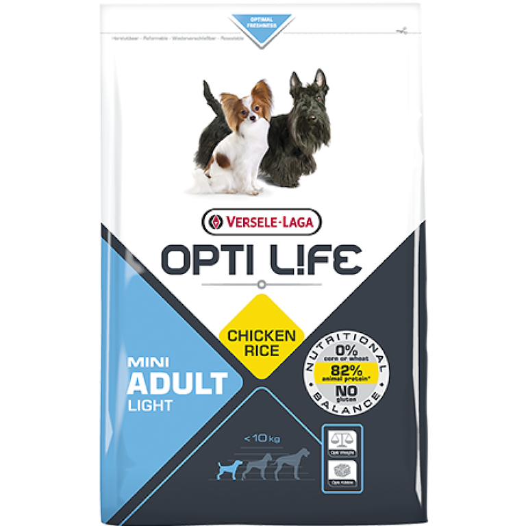 Opti Life hrana za pse Adult Light Mini 2.5kg