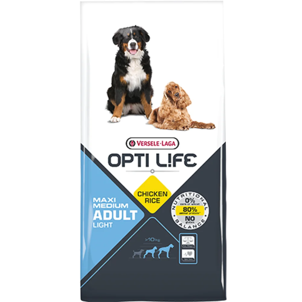 Opti Life hrana za pse Adult Sterilized Light Medium & Maxi 12.5kg