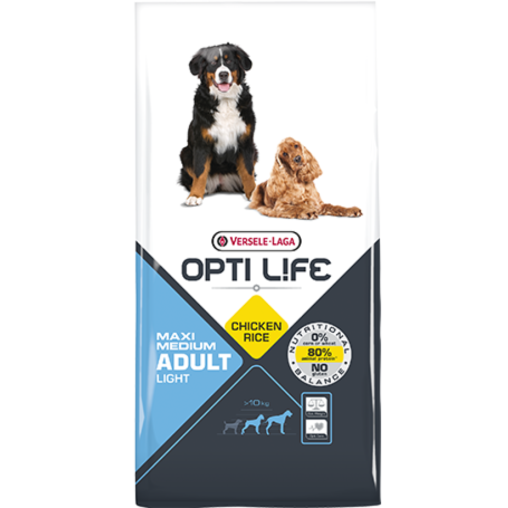 Opti Life hrana za pse Adult Sterilized Light Medium & Maxi 12.5kg