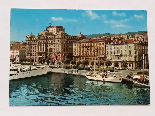 Rijeka - Brodovi - Hrvatska - Putovala 1969.g -