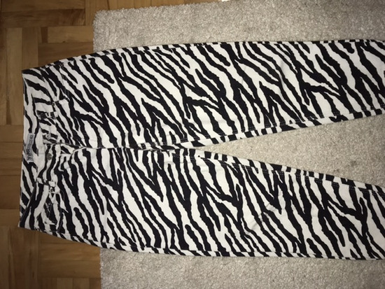 Pantalone zebra print