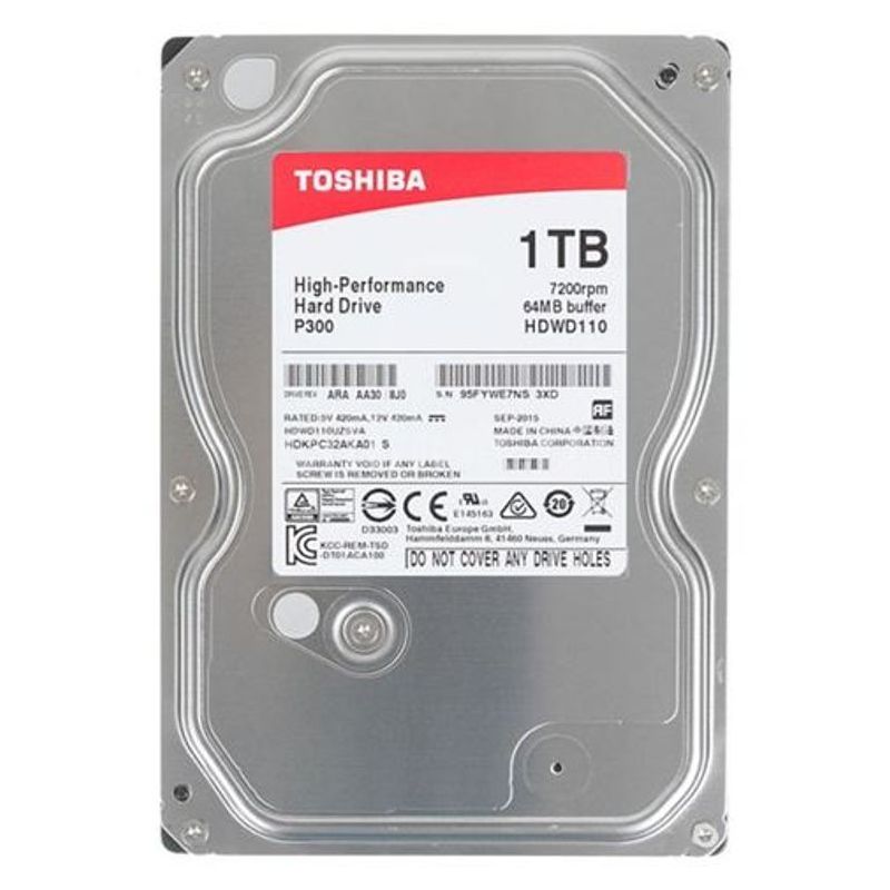 Toshiba P300 1TB 3.5″