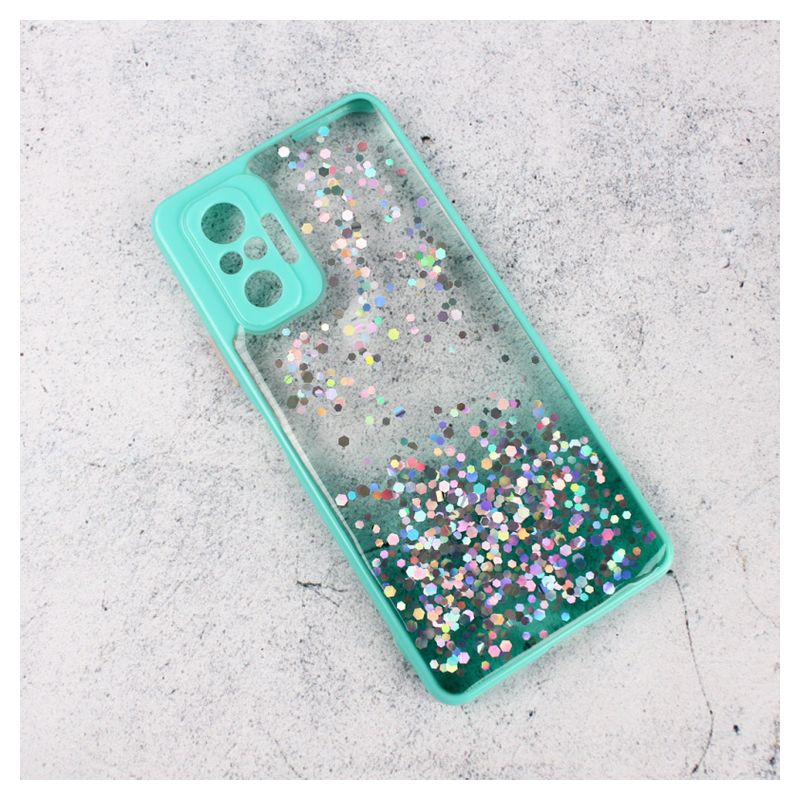 Maskica Frame Glitter za Xiaomi Redmi Note 10 Pro/Note 10 Pro Max mint