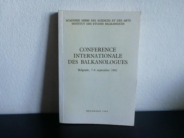 Conférence internationale des balkanologues