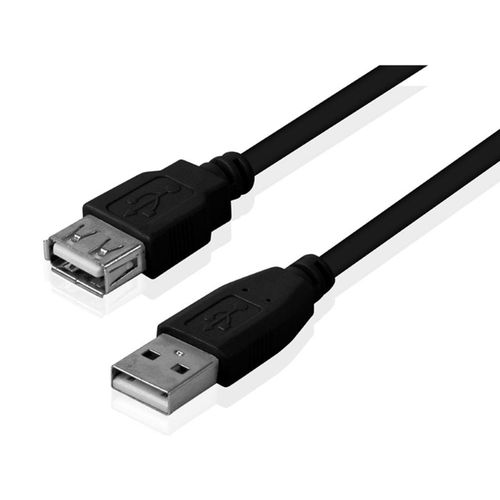 FAST ASIA Kabl USB A - USB A M/F (produžni) 3m crni