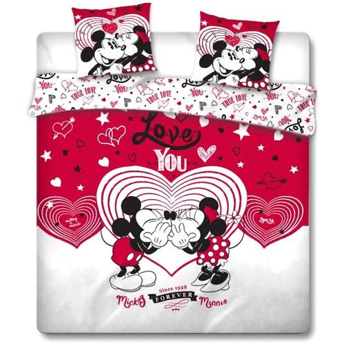 Disney Mickey and Minnie Love navlaka za jorgan 135cm