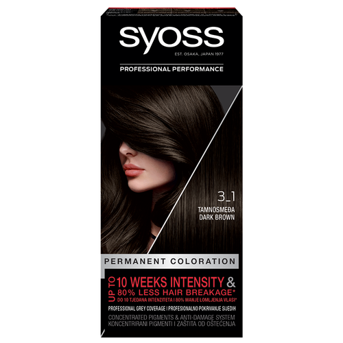 SYOSS boja za kosu 3-1 Dark brown