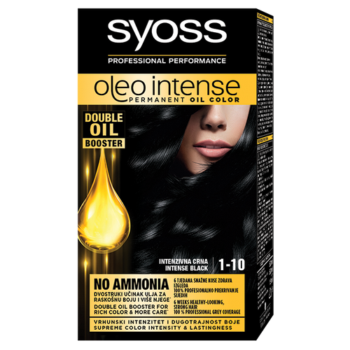 SYOSS OLEO INTENSE boja za kosu 1-10 Intense Black